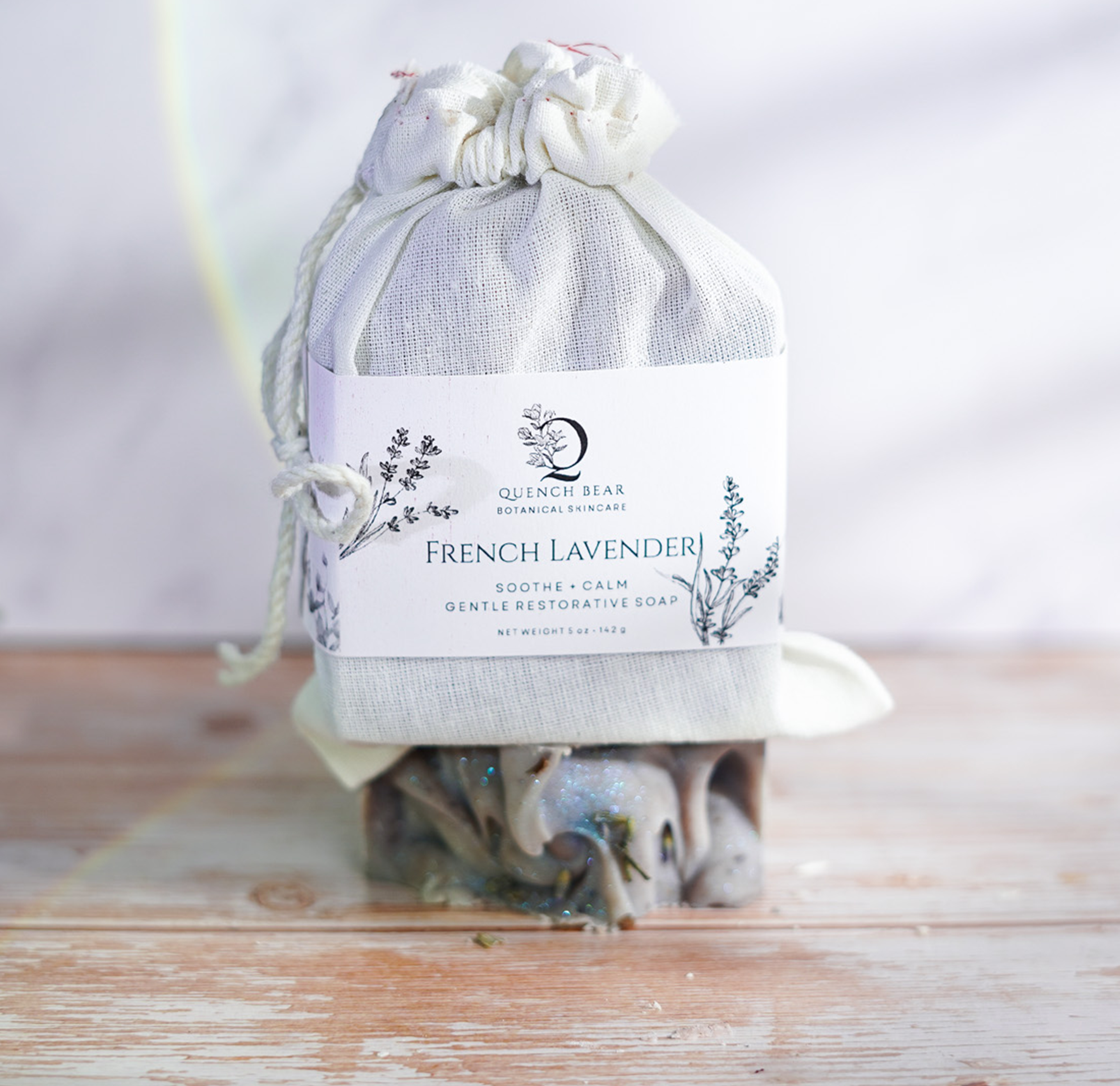 French Lavender Gentle + Restorative Soap V.2 – Quench Bear Soap